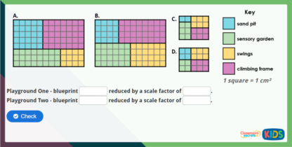 Year 6 Calculating Scale Factors Maths Challenge | Classroom Secrets Kids