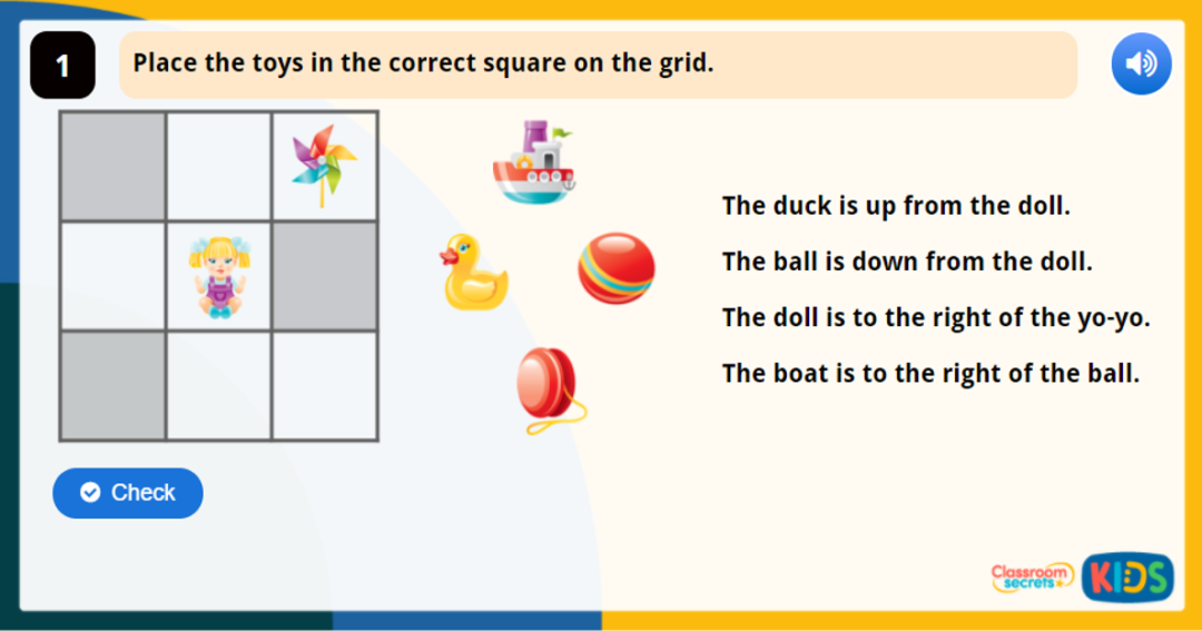 Position and Direction | Classroom Secrets Kids