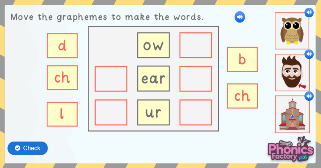 Phonics Phase 3 Set 11 Segment the Word Game in the Phonics Factory ...