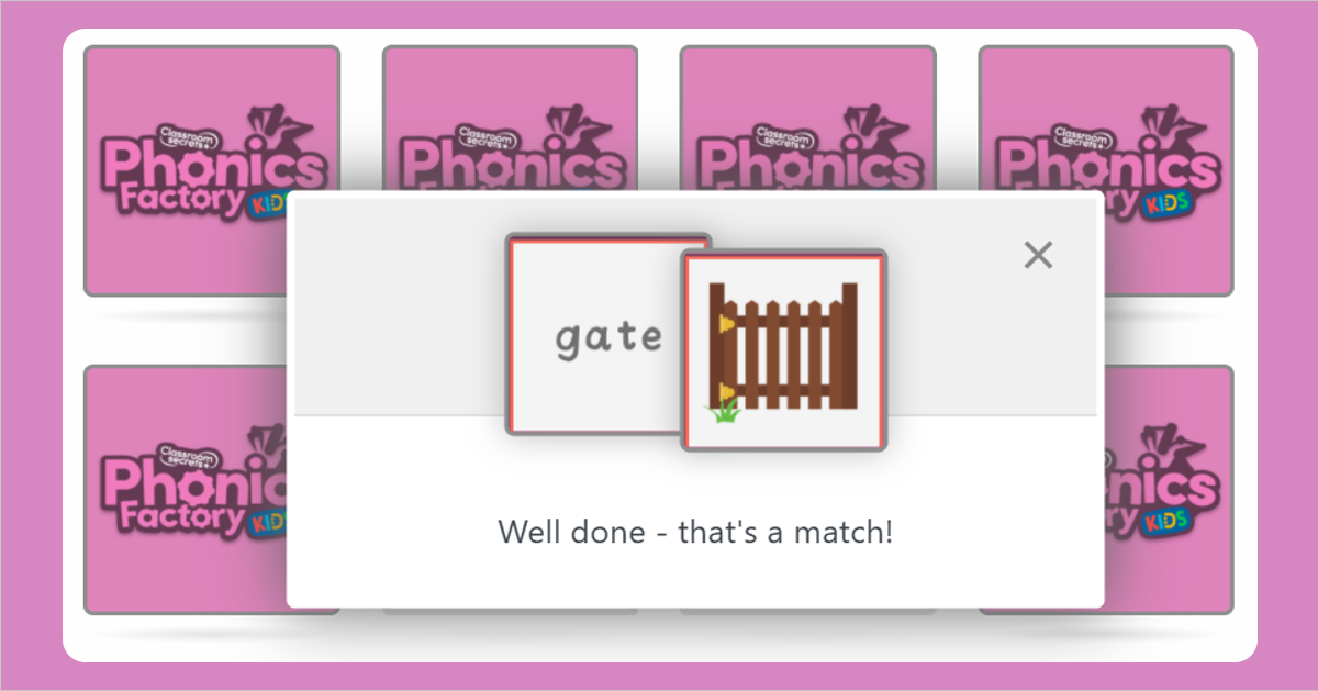 Phonics Phase 5 Set 16 Memory Matching Game in the Phonics Factory ...