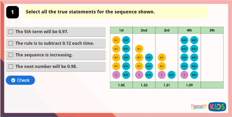 Fractions, including Decimals and Percentages | Classroom Secrets Kids