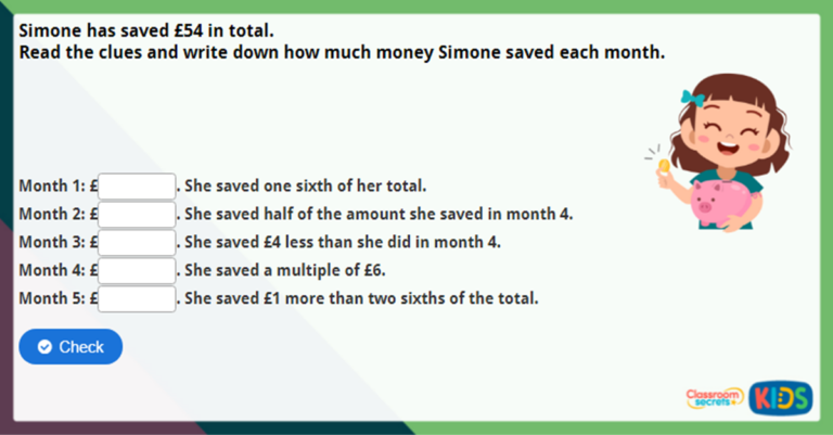 Year 4 Four Operations Maths Challenge | Classroom Secrets Kids
