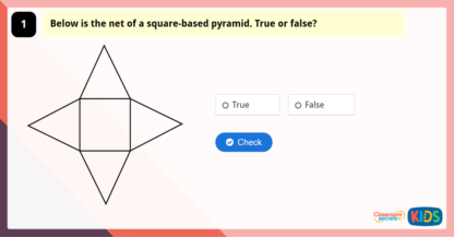 Year 6 Nets of 3D Shapes Game | Classroom Secrets Kids