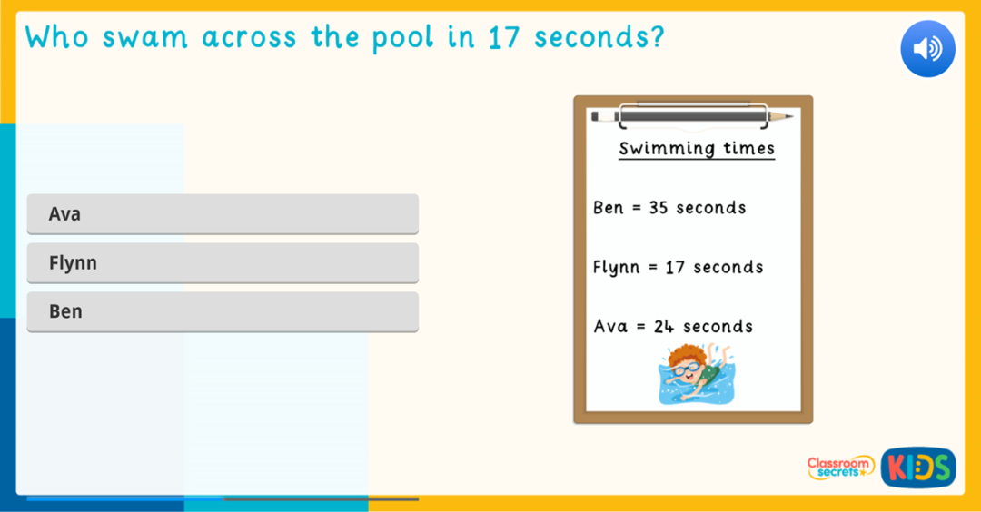 Reception Reading Times Game | Classroom Secrets Kids