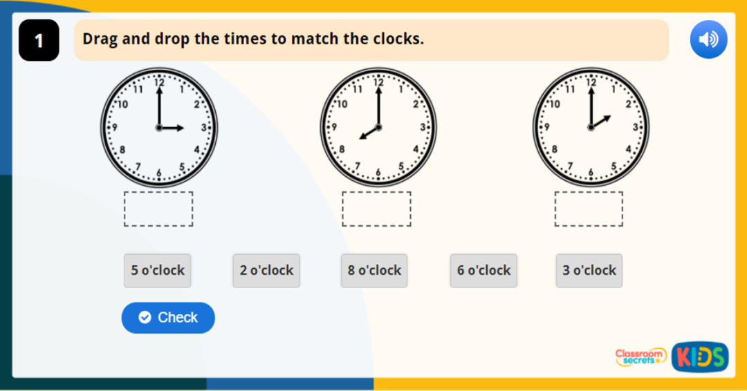 Time | Classroom Secrets Kids