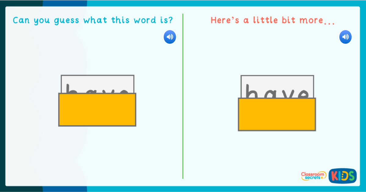 Phonics Tricky Word Game 2 Phase 4 | Classroom Secrets Kids