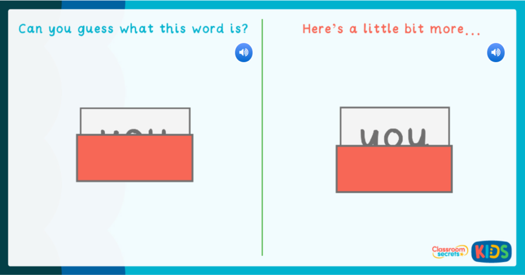 Phonics Tricky Word Game 3 Phase 3 | Classroom Secrets Kids