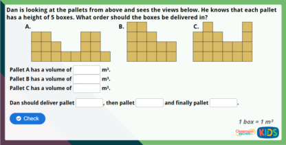 Year 5 Compare Volume Maths Challenge | Classroom Secrets Kids