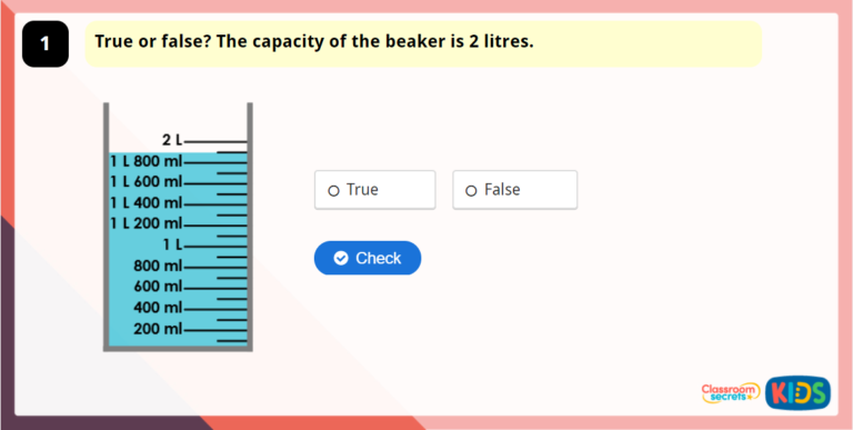 Year 5 What is Volume? Game | Classroom Secrets Kids