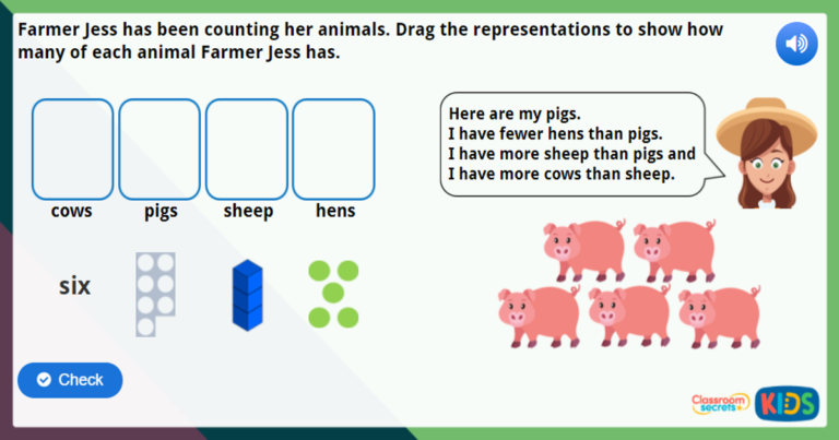 Year 1 Representing Objects Maths Challenge | Classroom Secrets Kids