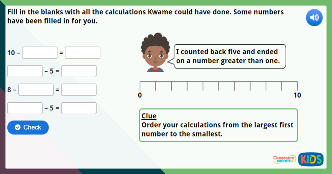 Addition and Subtraction | Classroom Secrets Kids