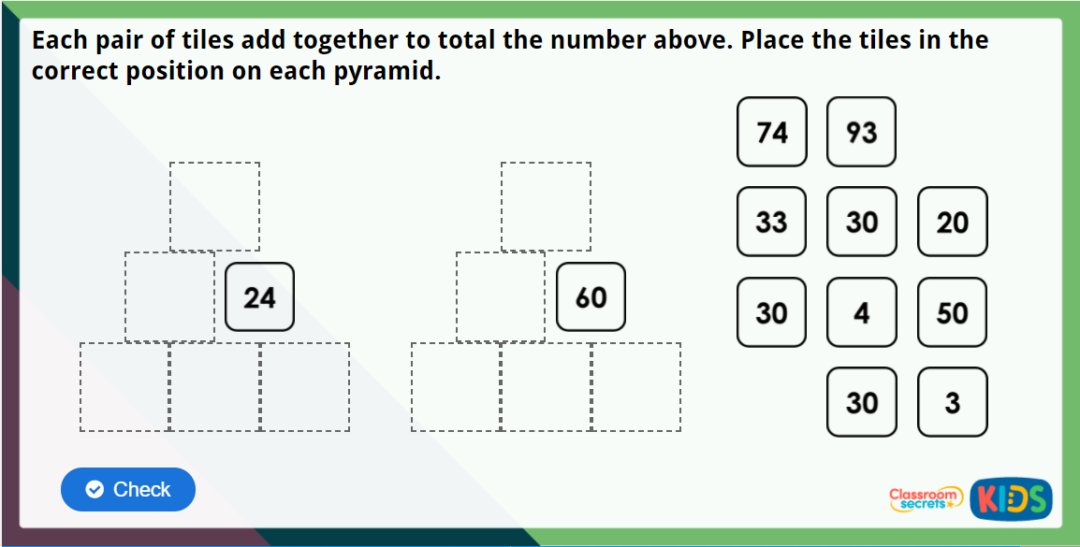 Year 2 Add and Subtract 10s Maths Challenge | Classroom Secrets Kids