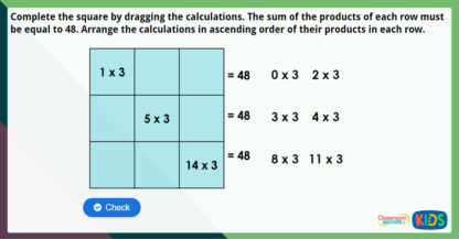 Year 3 Multiply by 3 Maths Challenge | Classroom Secrets Kids
