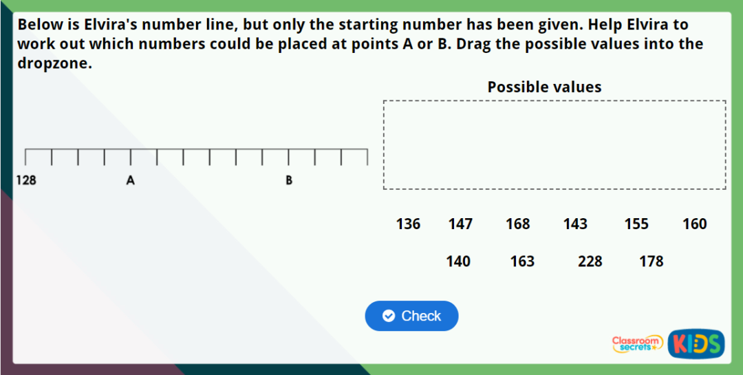 Year 3 Number Line to 1,000 Maths Challenge | Classroom Secrets Kids