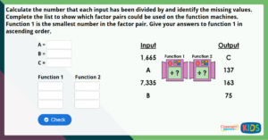 Year 6 Division Using Factors Maths Challenge | Classroom Secrets Kids
