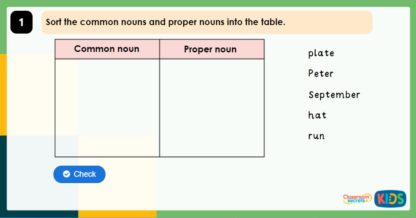 Year 2 Recognising Common Nouns and Proper Nouns Game | Classroom ...
