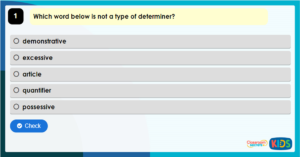 Year 3 Recognising and Using Determiners Game | Classroom Secrets Kids