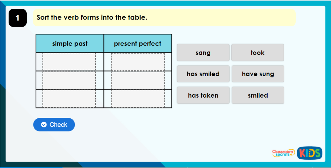 Year 4 Present Perfect or Simple Past? Game | Classroom Secrets Kids