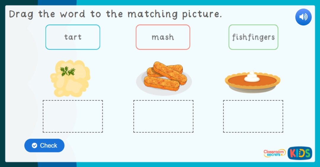 Reception Food Labelling Game | Classroom Secrets Kids