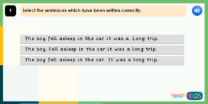 Year 1 Recognising Sentences Game | Classroom Secrets Kids