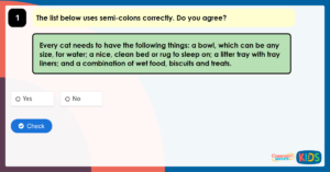 Year 6 Colons and Semi-colons Game | Classroom Secrets Kids